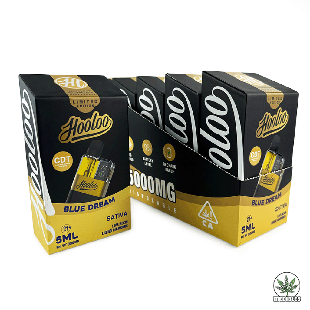 Hooloo Limited Edition Live Resin Diamond Vape - Mohawk Medibles
