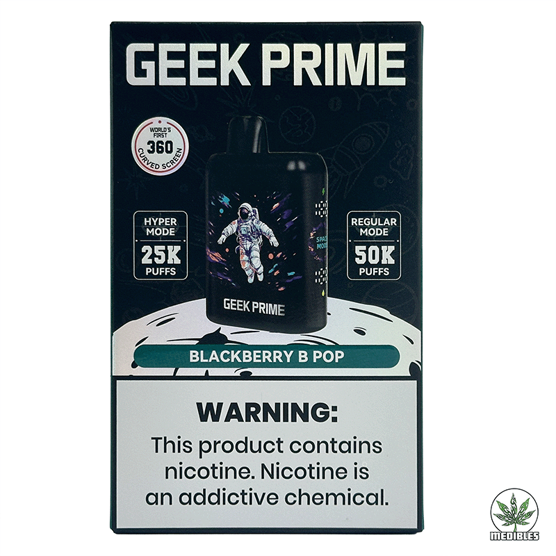 Geek Prime - Nicotine Vape - Mohawk Medibles